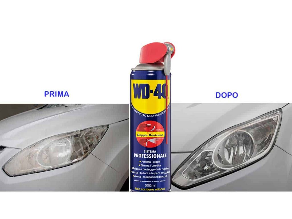 Come pulire fari auto in plastica